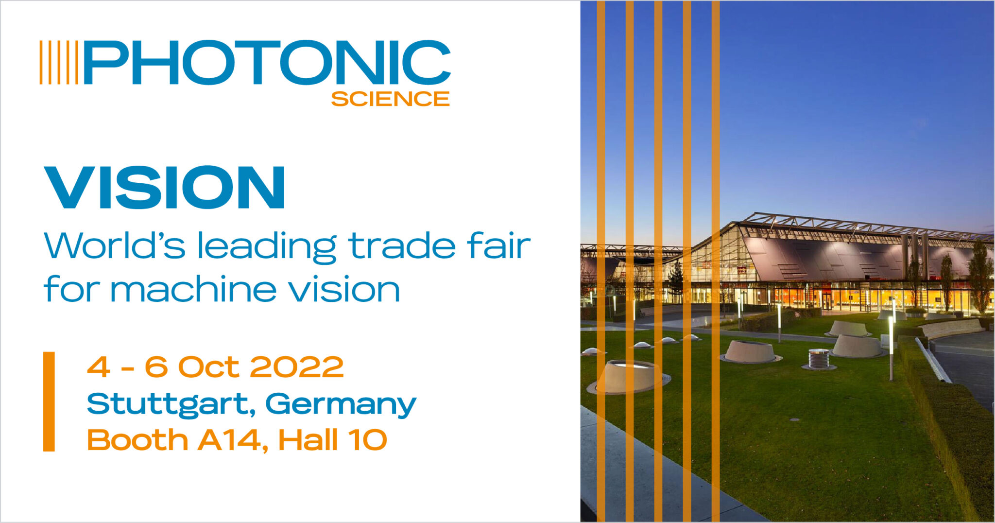 Photonic Science at Vision Messe Stuttgart 2022! | Photonic Science
